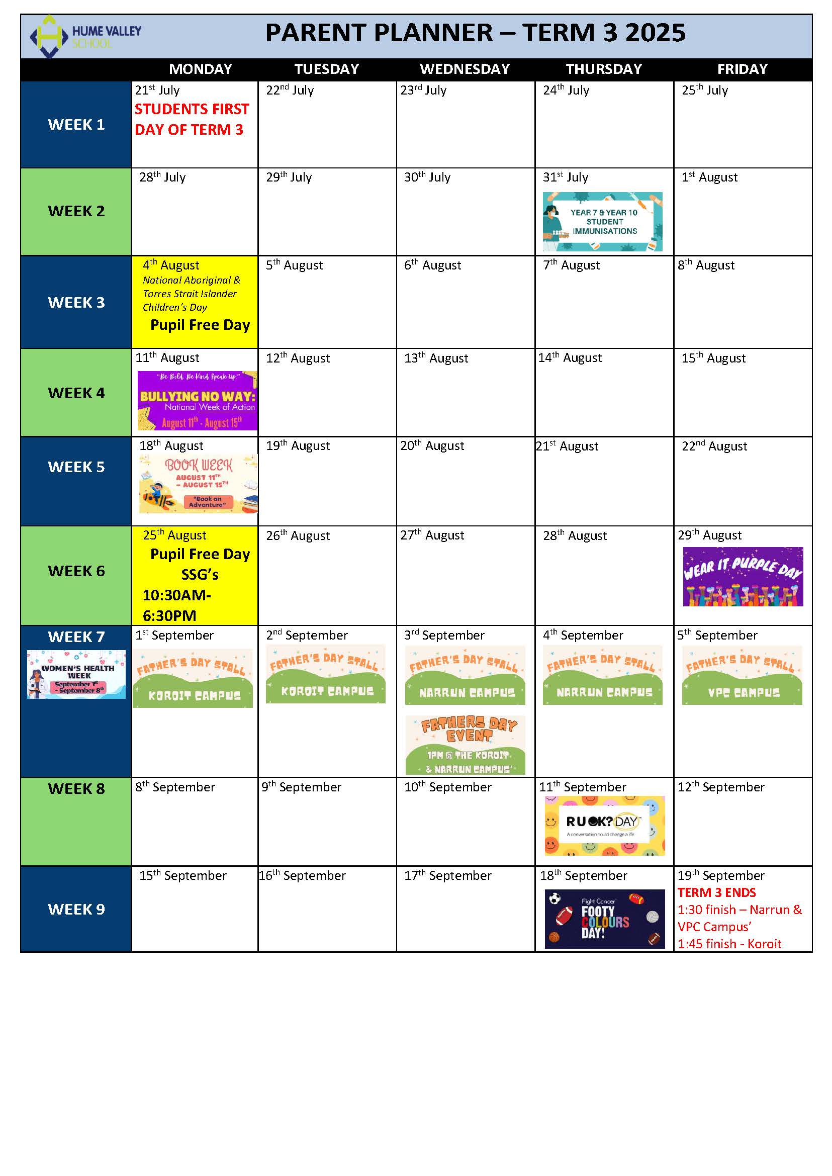 News - Hume Valley School